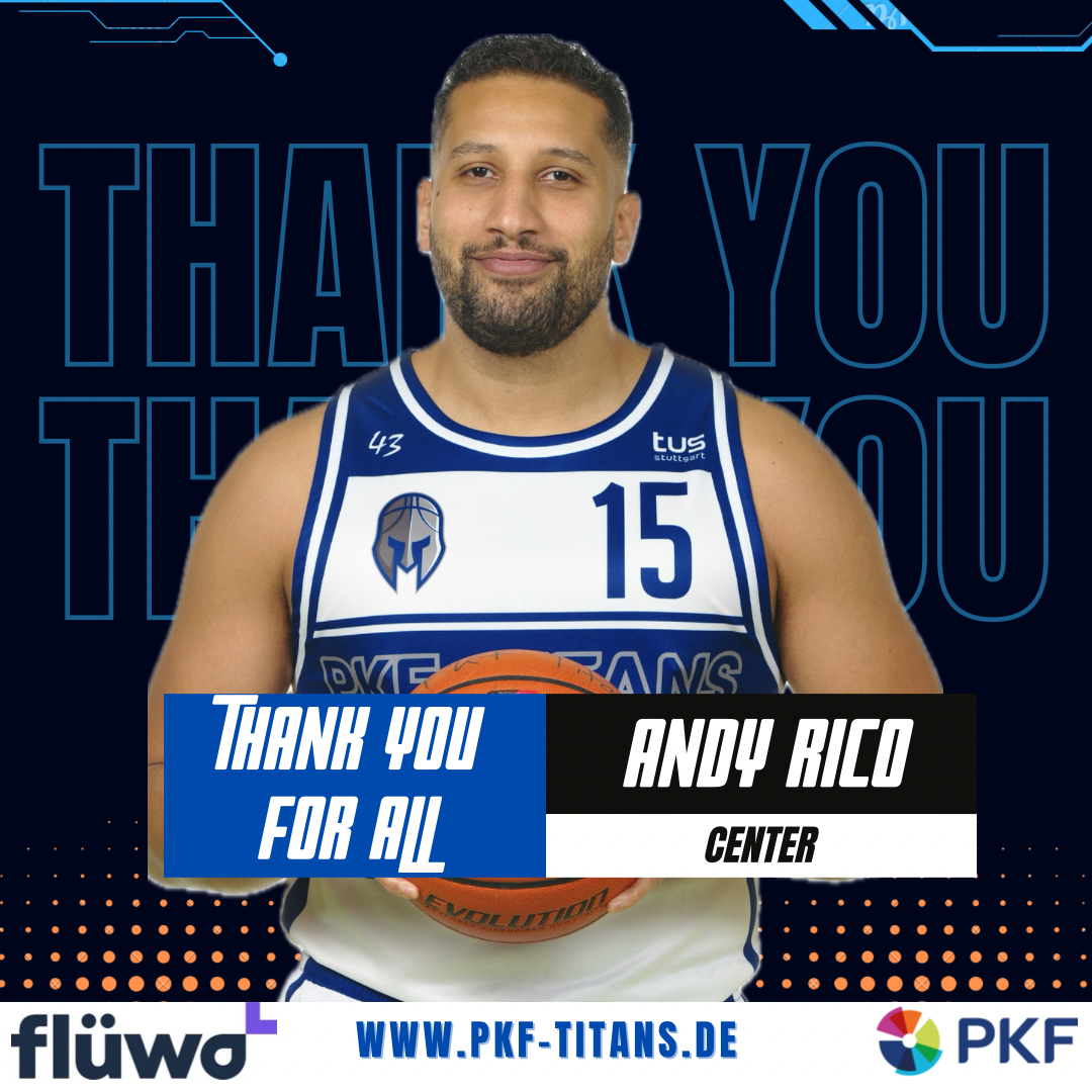 Andy Rico verlässt die Herren 1 der Titans! - PKF Titans Stuttgart